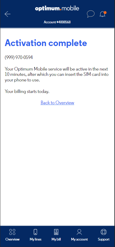 How do I activate my SIM card? – Optimum Mobile